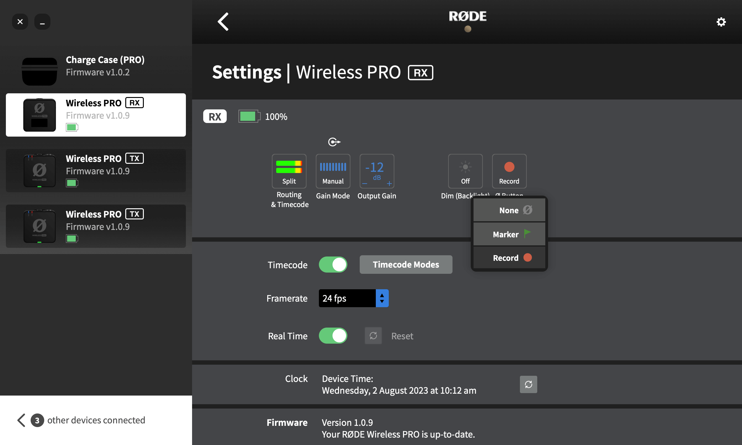 Wireless PRO | USER GUIDE & SUPPORT | RØDE